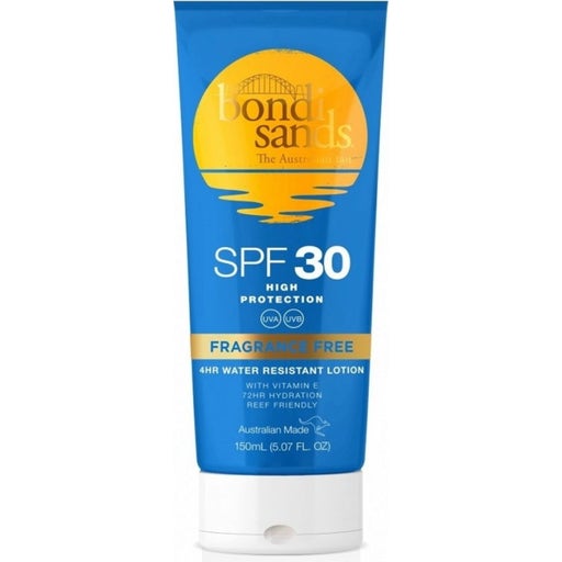 Bondi Sands Fragrance Free Sunscreen Lotion SPF 30 150 ml Cosmeterie Online Shop